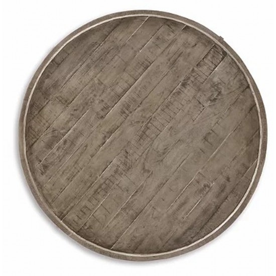 T681-8 - Zinelli Table Basse Ronde - Gris par Ashley Furniture