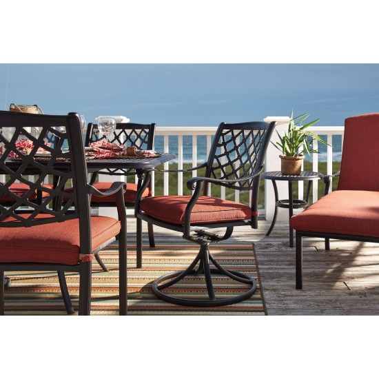 PP557/635/601A/602A - Tanglevale - Burnt Orange 9 Pieces Patio Set by ...